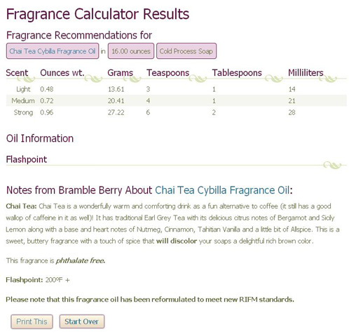 Using the Bramble Berry Fragrance Calculator - Soap Queen